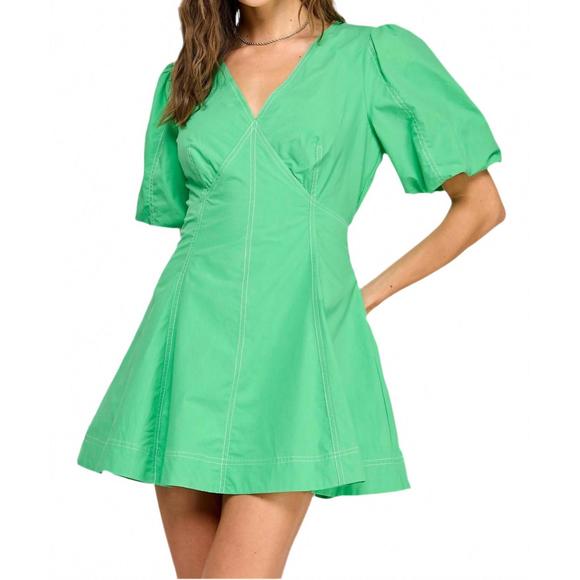 Strut & Bolt | Dresses | New Strut Bolt Stitch Flare Dress In Green ...